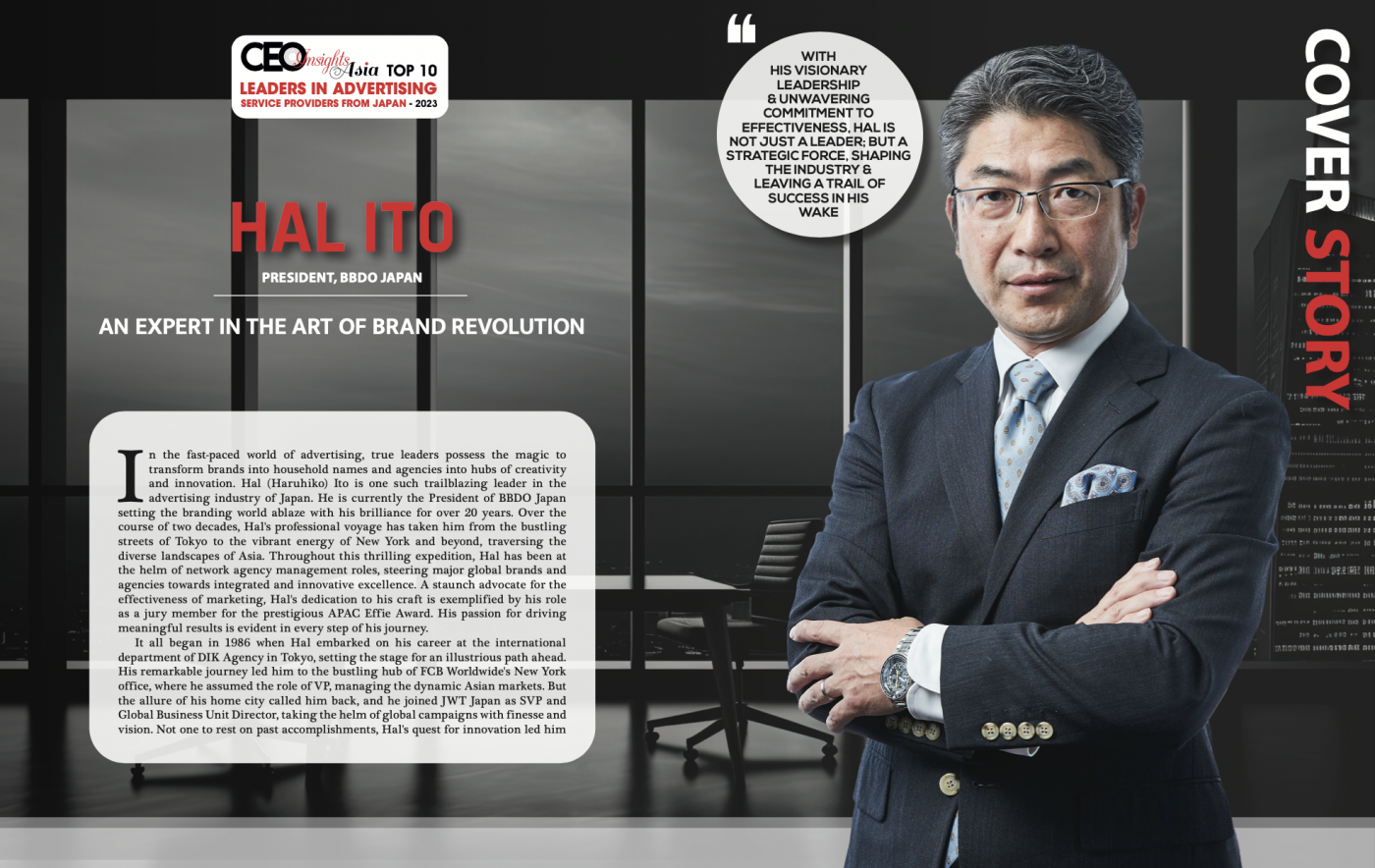 Hal Ito, President of BBDO Japan is covered in CEO Insight Asia as Top ...